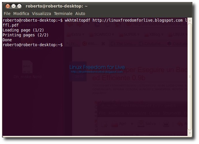 Wkhtmltopdf Convertire da Html in Pdf - Linux Freedom